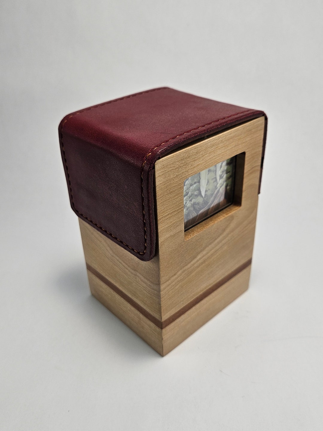 Magic the Gathering Wooden Deck Box Wood Deckbox - Etsy