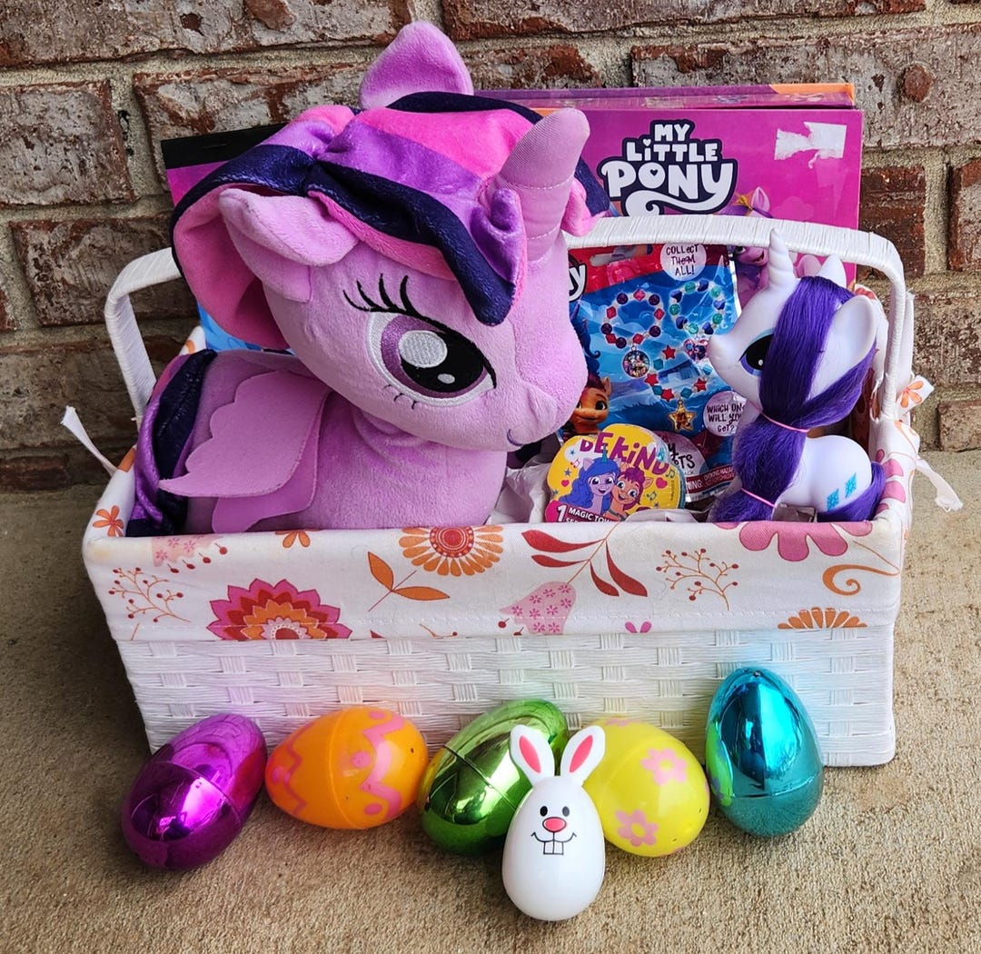 My Little Pony Themed Easter Basket for Girls Filled Handpicked High ...