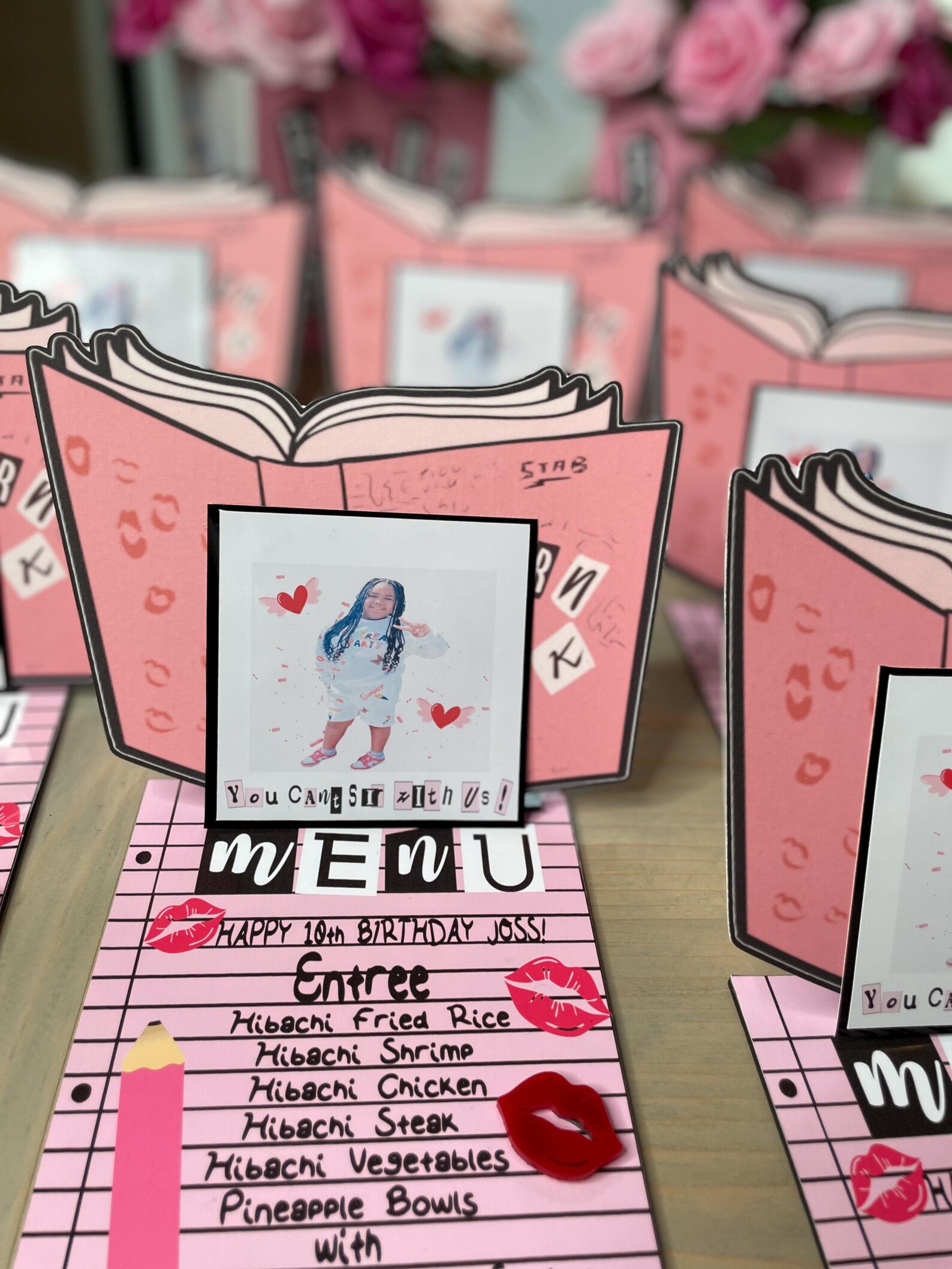 Mean Girl Theme Acrylic Menus Mean Girl Birthday Party Dinner Party Menus Birthday Menus - Etsy