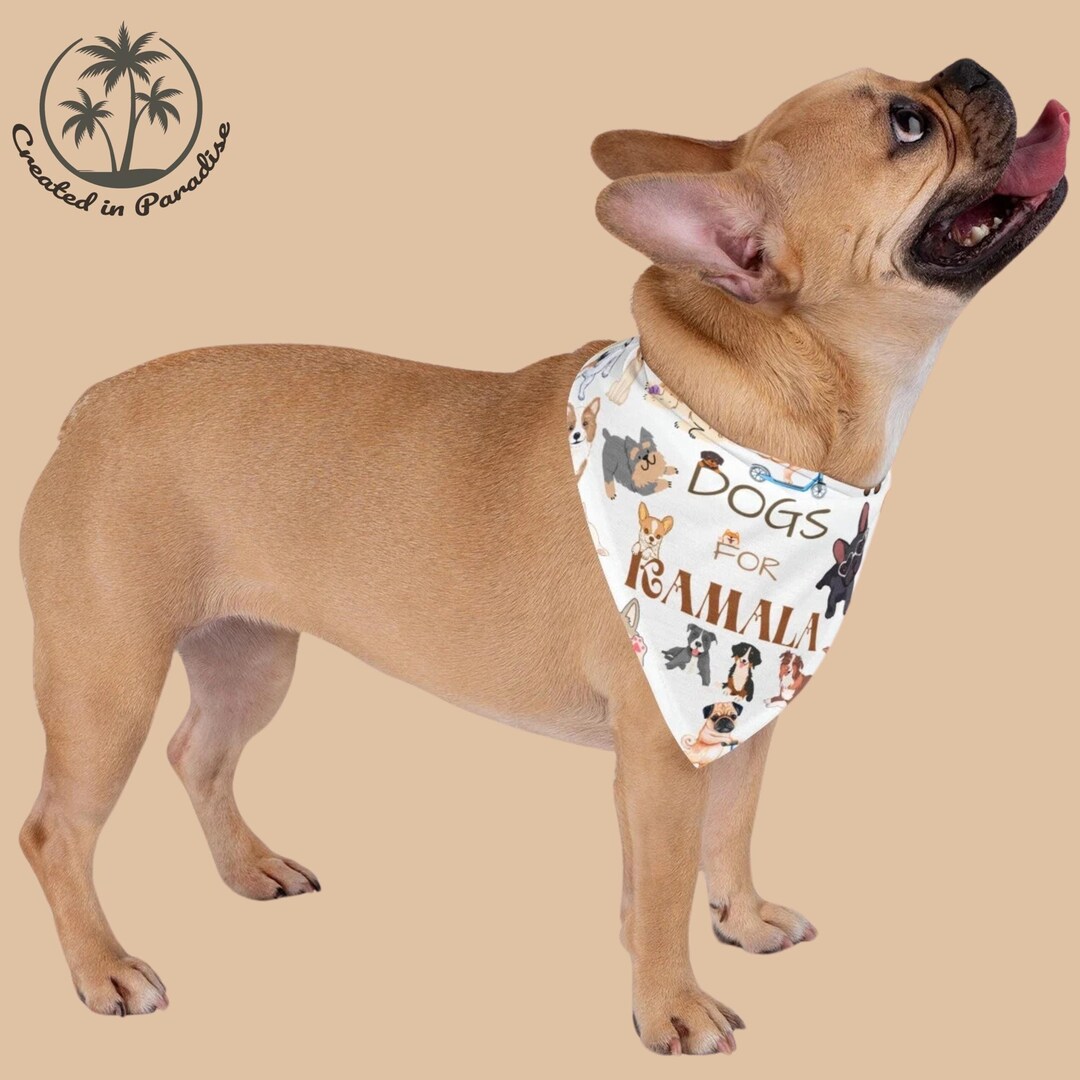 Dogs for Kamala Harris 2024 Pet Bandana We Are Not Going Back Kamala ...