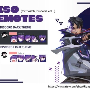 Iso Valorant Emotes Pack 5 Discord Twitch Youtube Streaming Cute Chibi ...