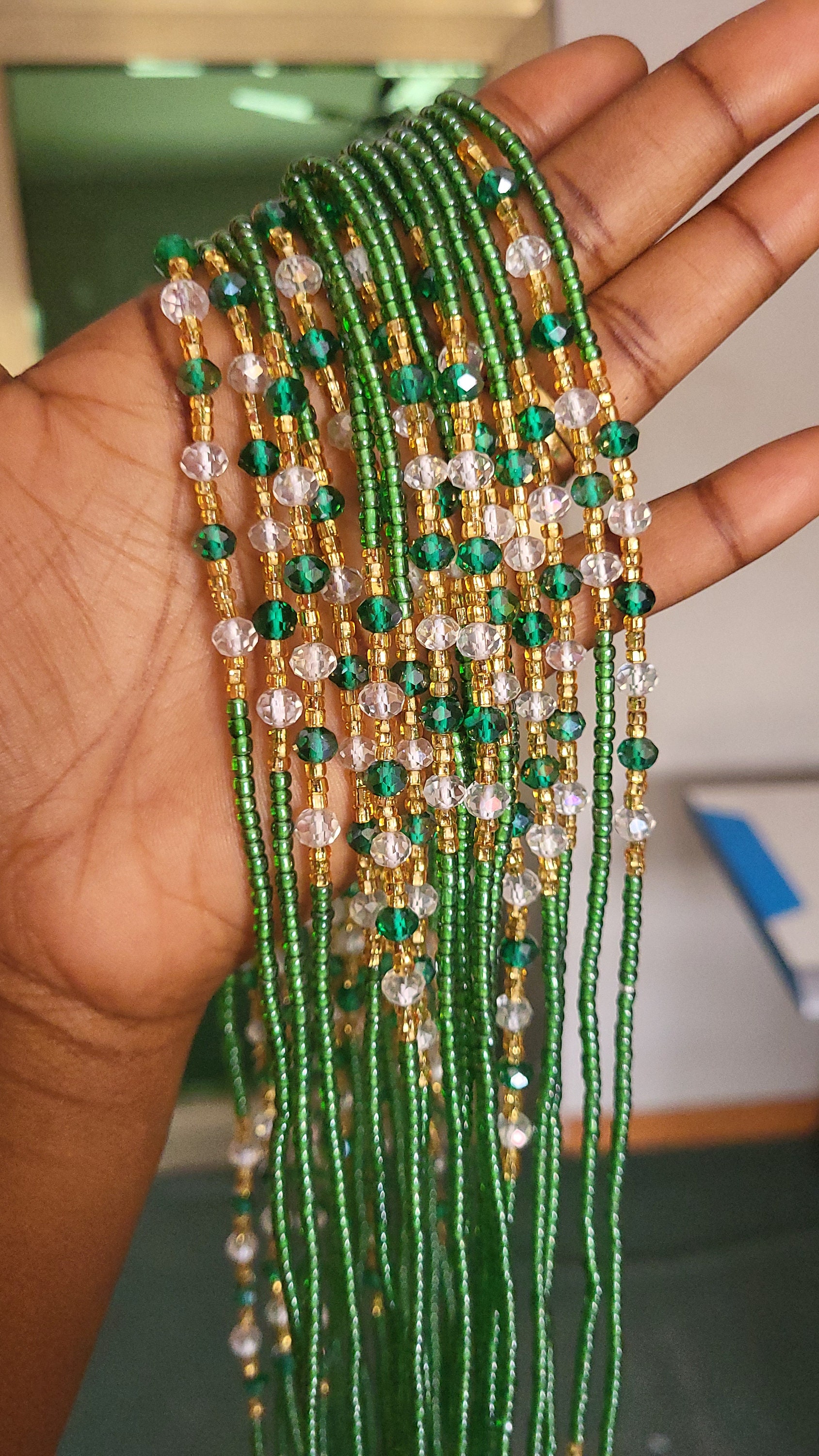 Traditional African Waist Beads Wholesale,ghana Waist Beads, Handmade ...