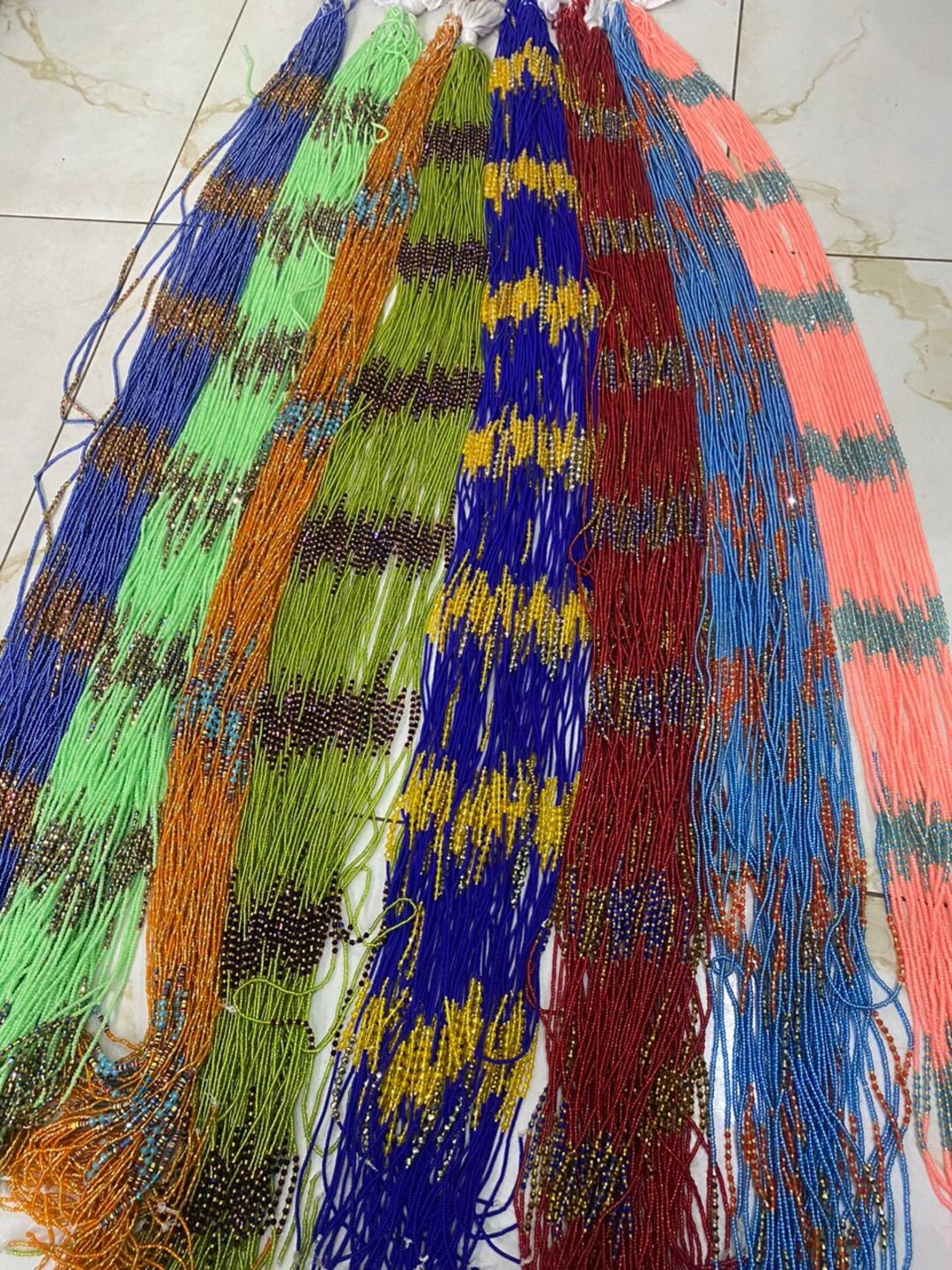 Traditional African Waist Beads Wholesale,ghana Waist Beads, Handmade ...