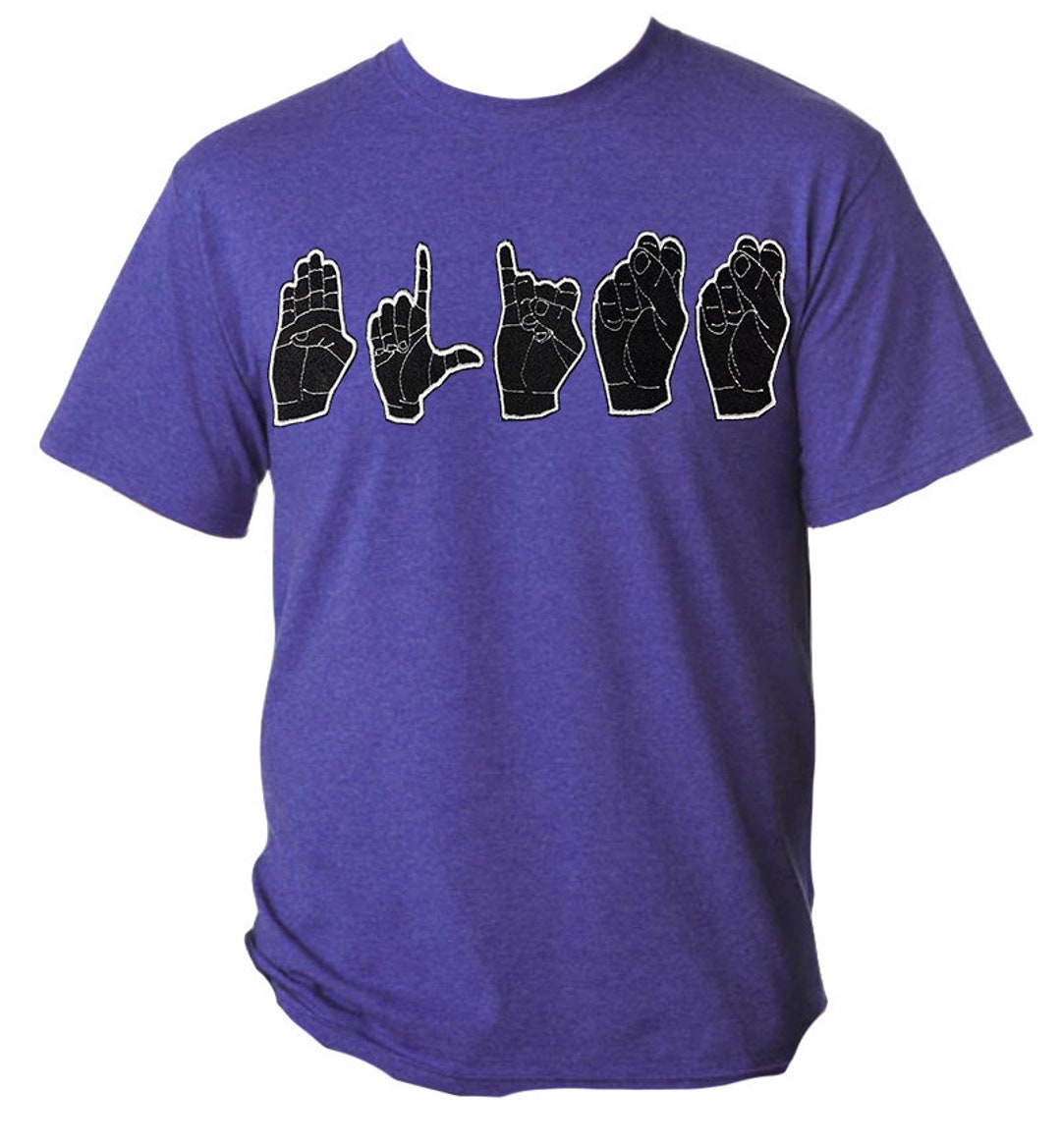 ASL Patches on T-shirts - Etsy