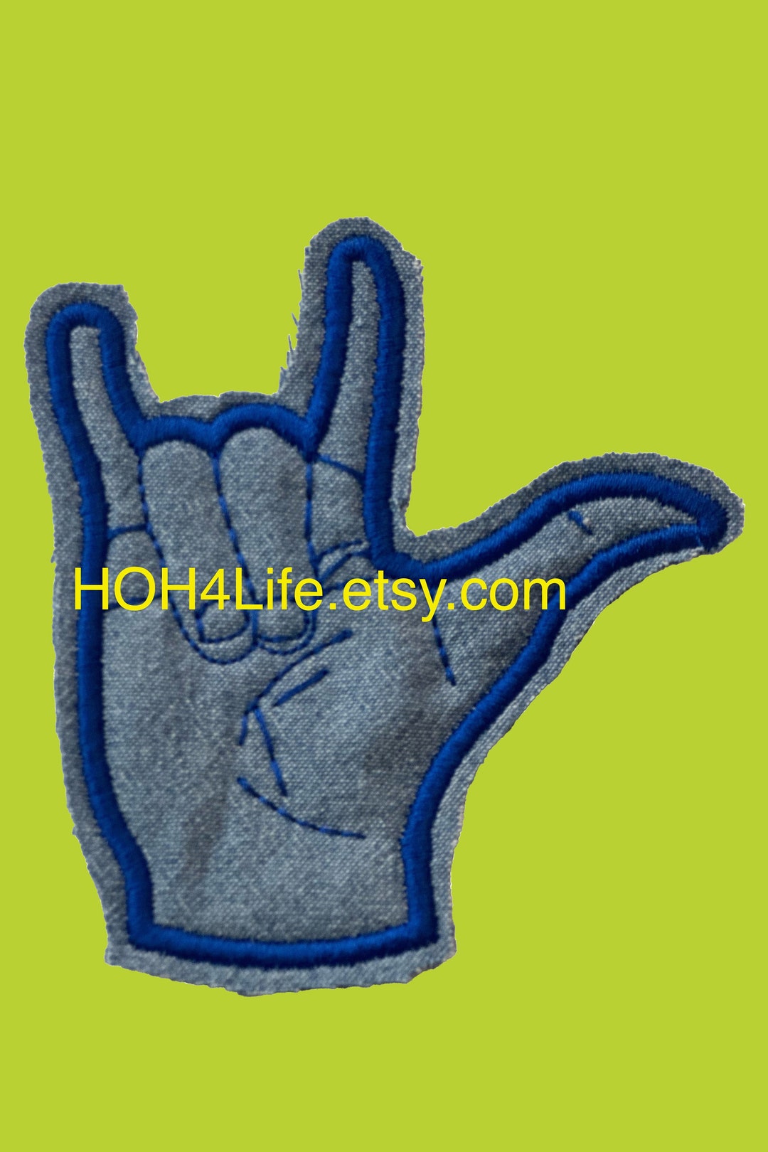 I Love You ASL Patch - Etsy