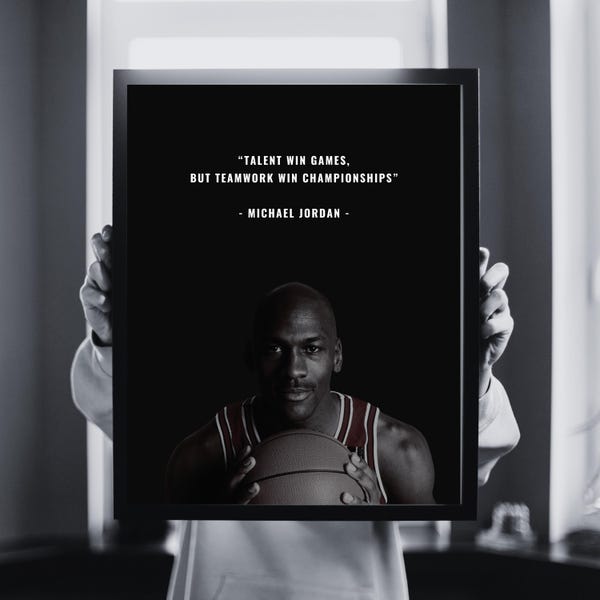 Michael Jordan Quote - Etsy