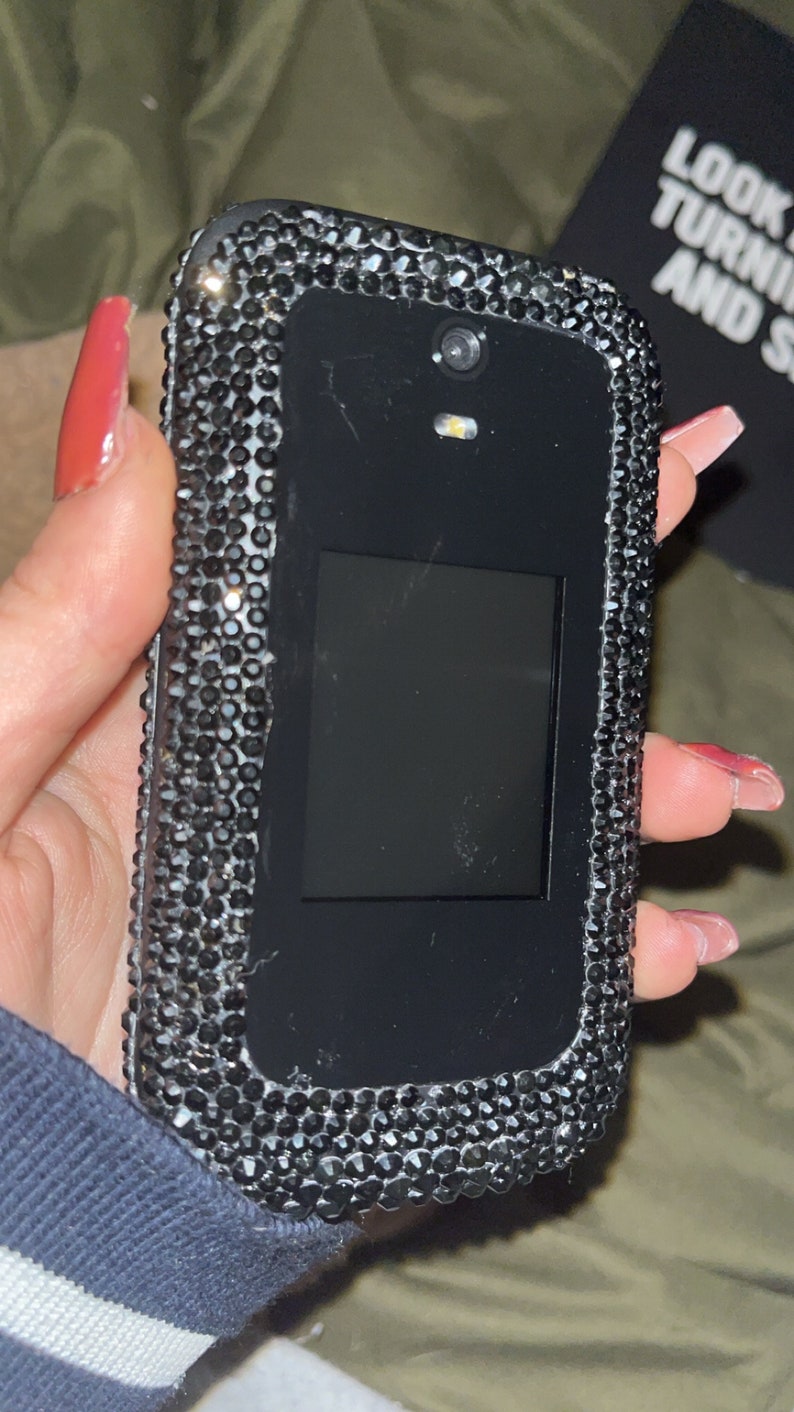 Bedazzled Flip Phone - Etsy