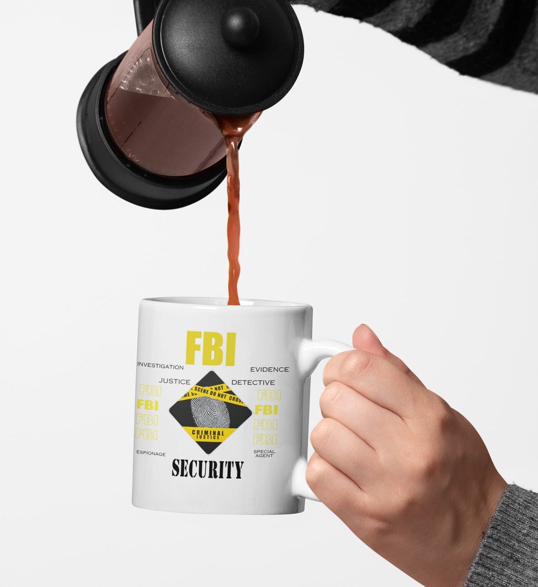 FBI Investigation Mug Fingerprint - Etsy