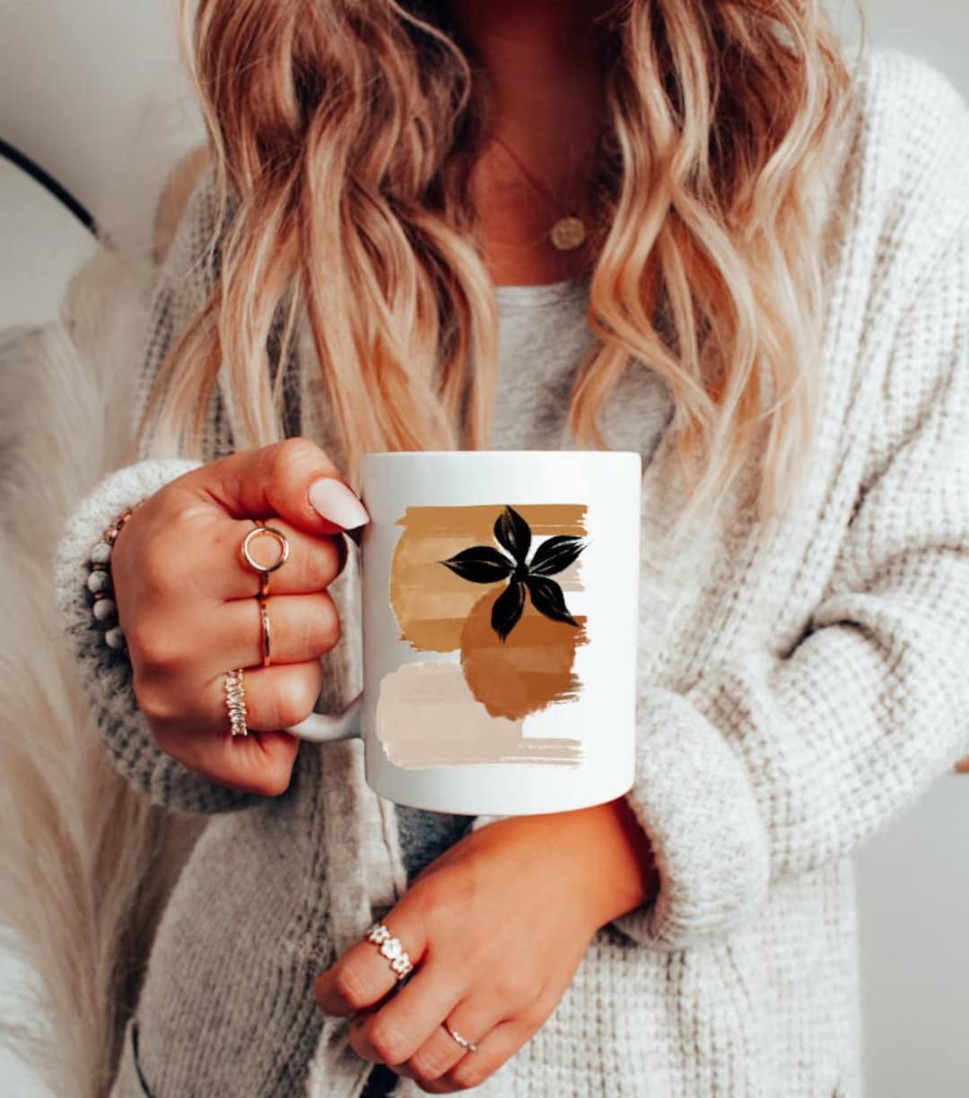 Abstract Art Mug: Where Creativity Meets Morning Routine Elevate Your ...