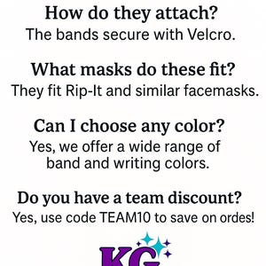 Custom Softball Facemask Name Plate Band– Personalized Fielder’s Mask ...