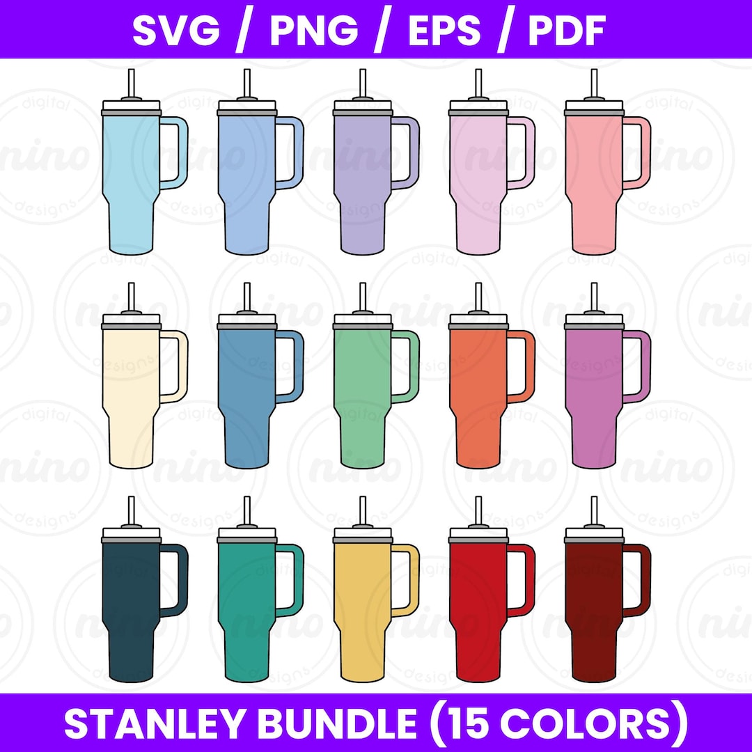 Stanley Cup Inspired SVG Clipart, Stanley Cup Sticker Png, Stanley Png ...
