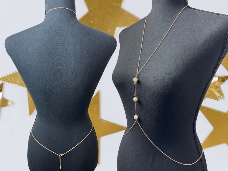 Bikini Body Jewelry by Pachee Styles Simple Body Chain Minimalistic ...