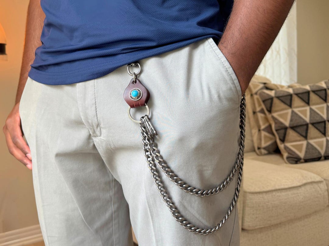 Mens Wallet Chain Decorative Belt Hip Metal Casual Pant Chain Men ...
