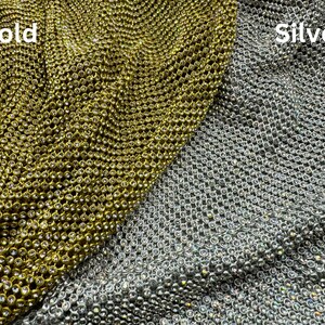 Crystal Top Mesh Chainmail Y2K 2000 Night Club Partyware Going Out ...