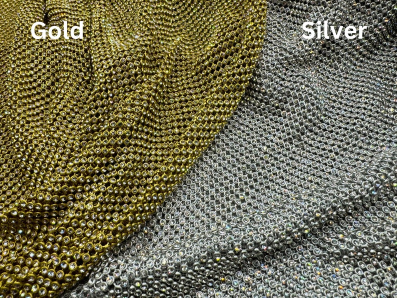 Crystal Top Mesh Chainmail Y2K 2000 Night Club Partyware Going Out ...