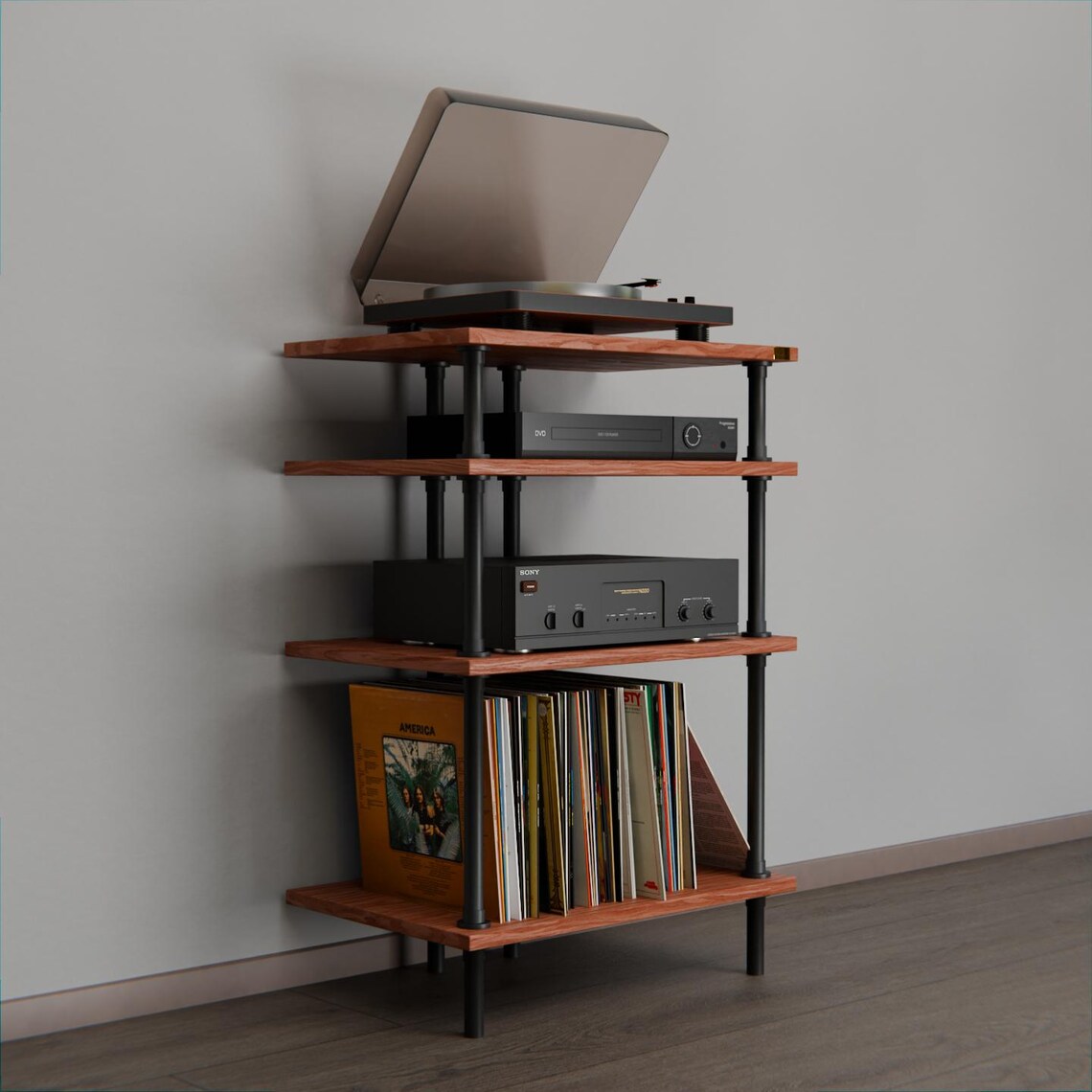 Audio Rack Hifi Stand Stereo Shelves - Etsy