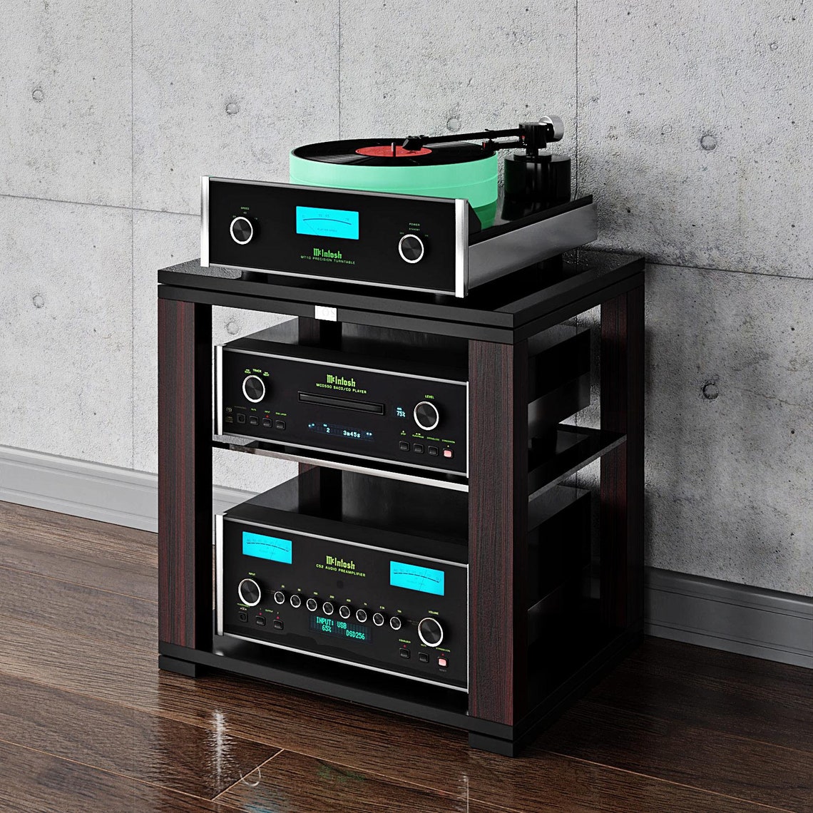 Audio Rack Hi-fi Cabinet Stereo Stand FOS - Etsy