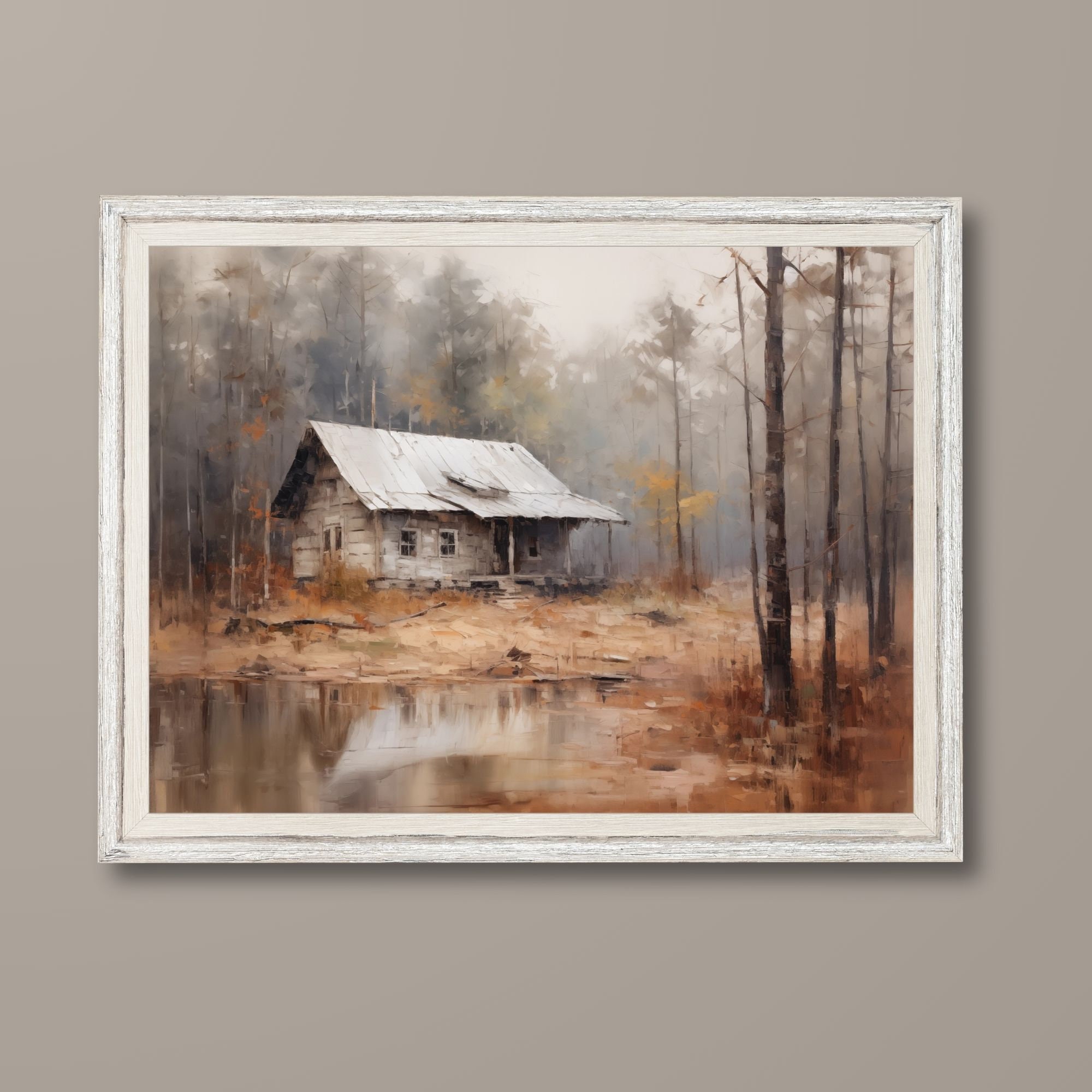 Etsy Exclusive Impressionist Painting of Cabin P0023, Digital Download ...