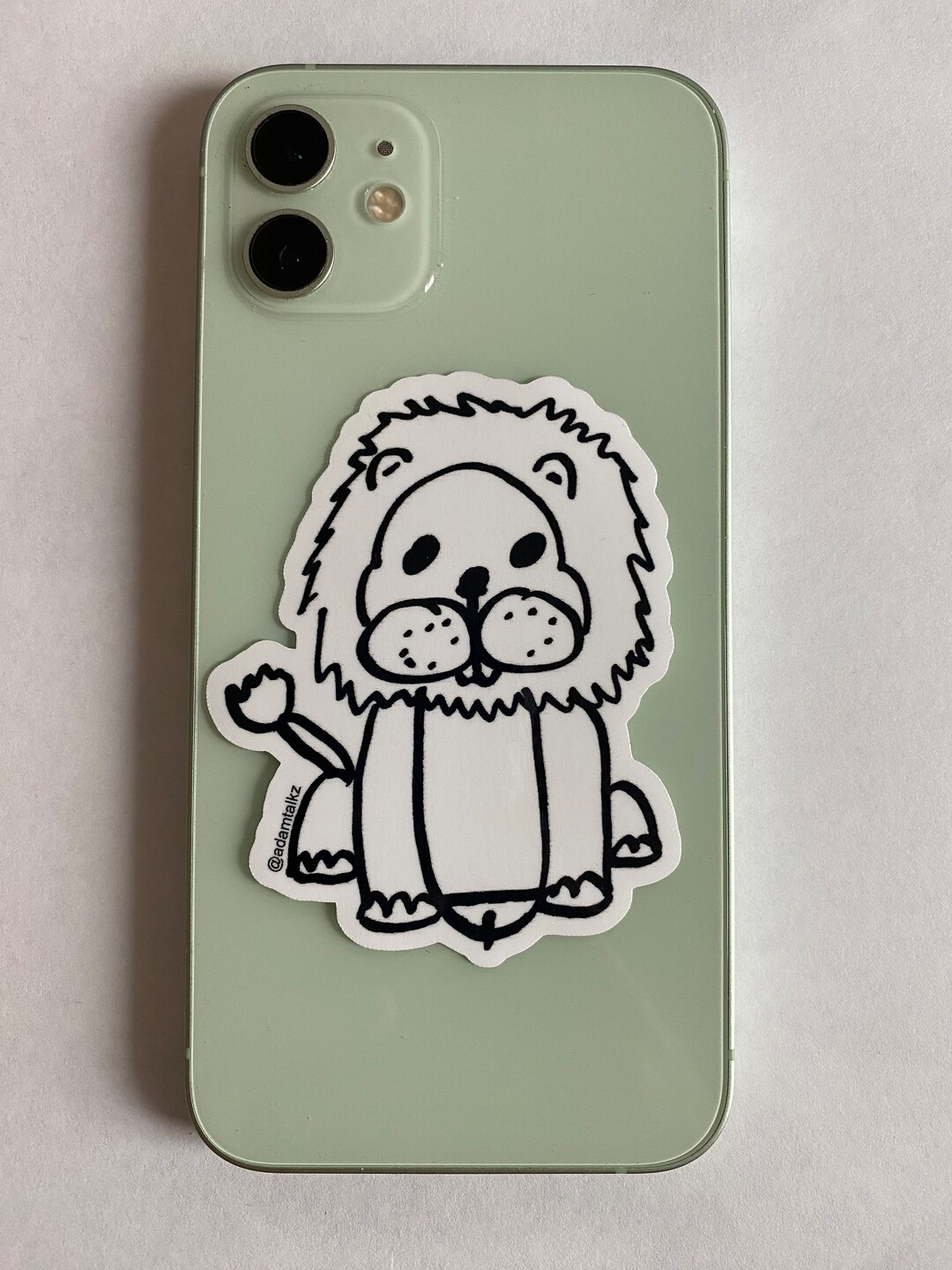 Lion Sticker - Etsy