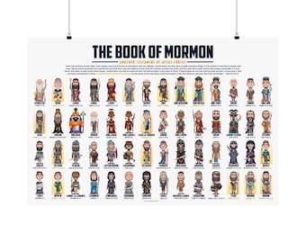 11x17 Characters of the Book of Mormon: A Visual Journey Through ...