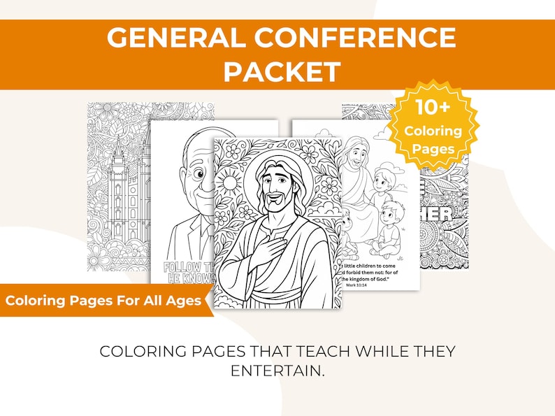 General Conference Activity Packet October 2025 | LDS Kids Printable ...