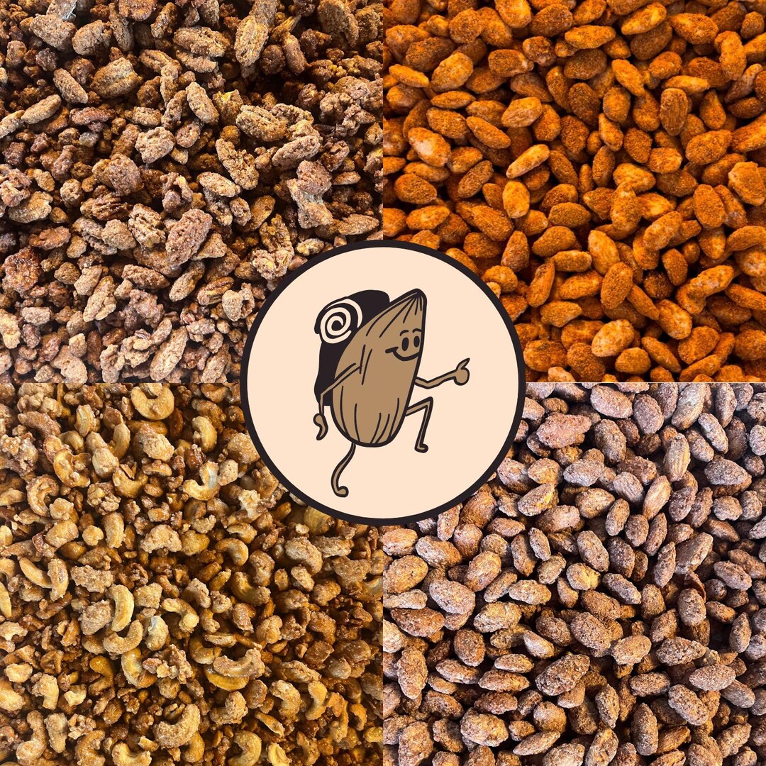 German Roasted Nut Box: Gourmet Almonds, Cashews, Pecans - Etsy