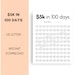 5000 Savings Challenge Printable, 5k in 100 Days, 5k Savings Challenge ...