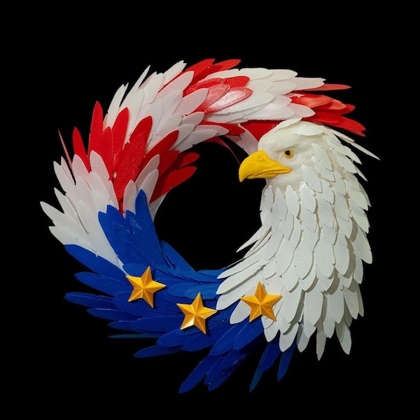 American Eagle Wreath - Etsy