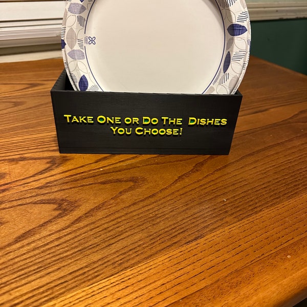 Paper Plate Holder - Etsy