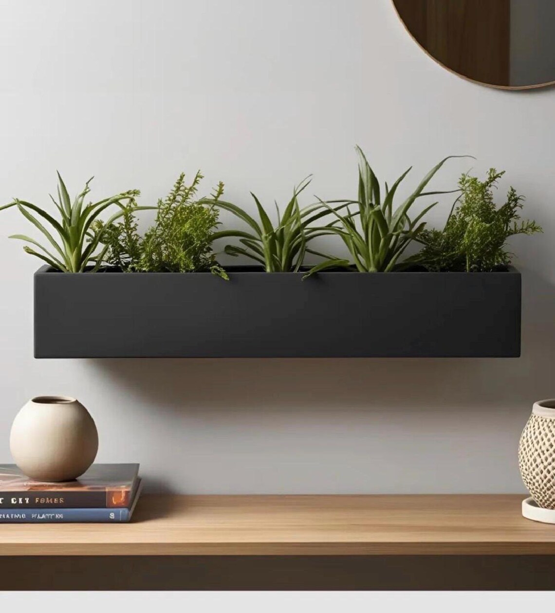 Modern Rectangular Wall Planter: 3D Printed Flower Box - Etsy