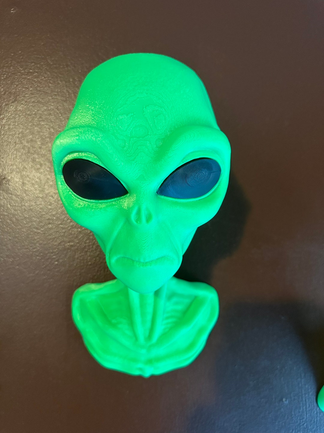 Wall Sculpture Alien Head With Arms - Etsy