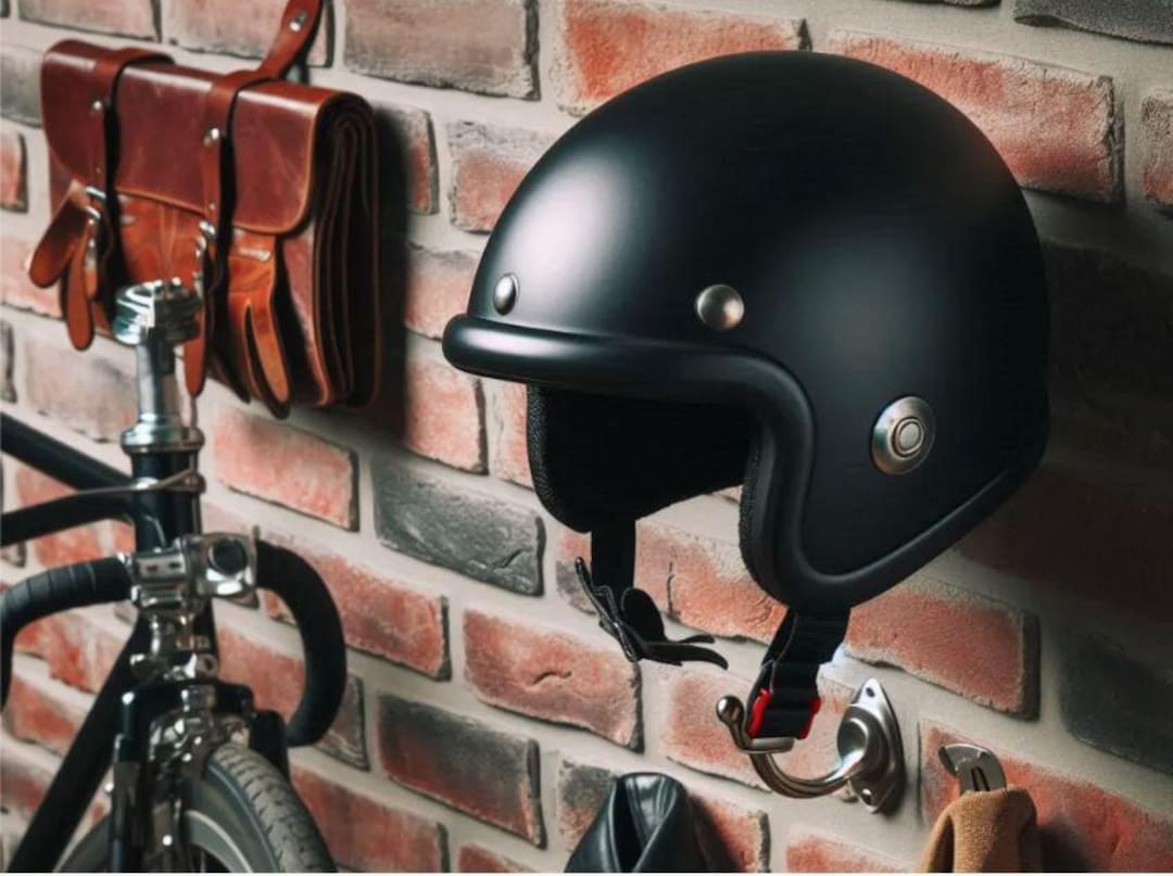 Wall-mounted Motorcycle Helmet Holder – 3D Printed Adjustable Display ...