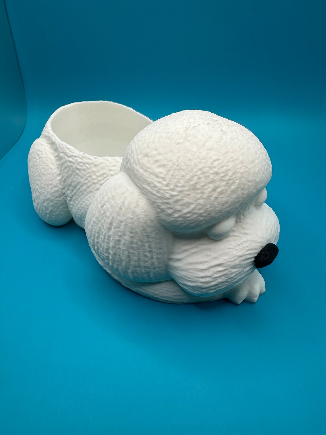 Sweet Sleepy Poodle Planter - Etsy