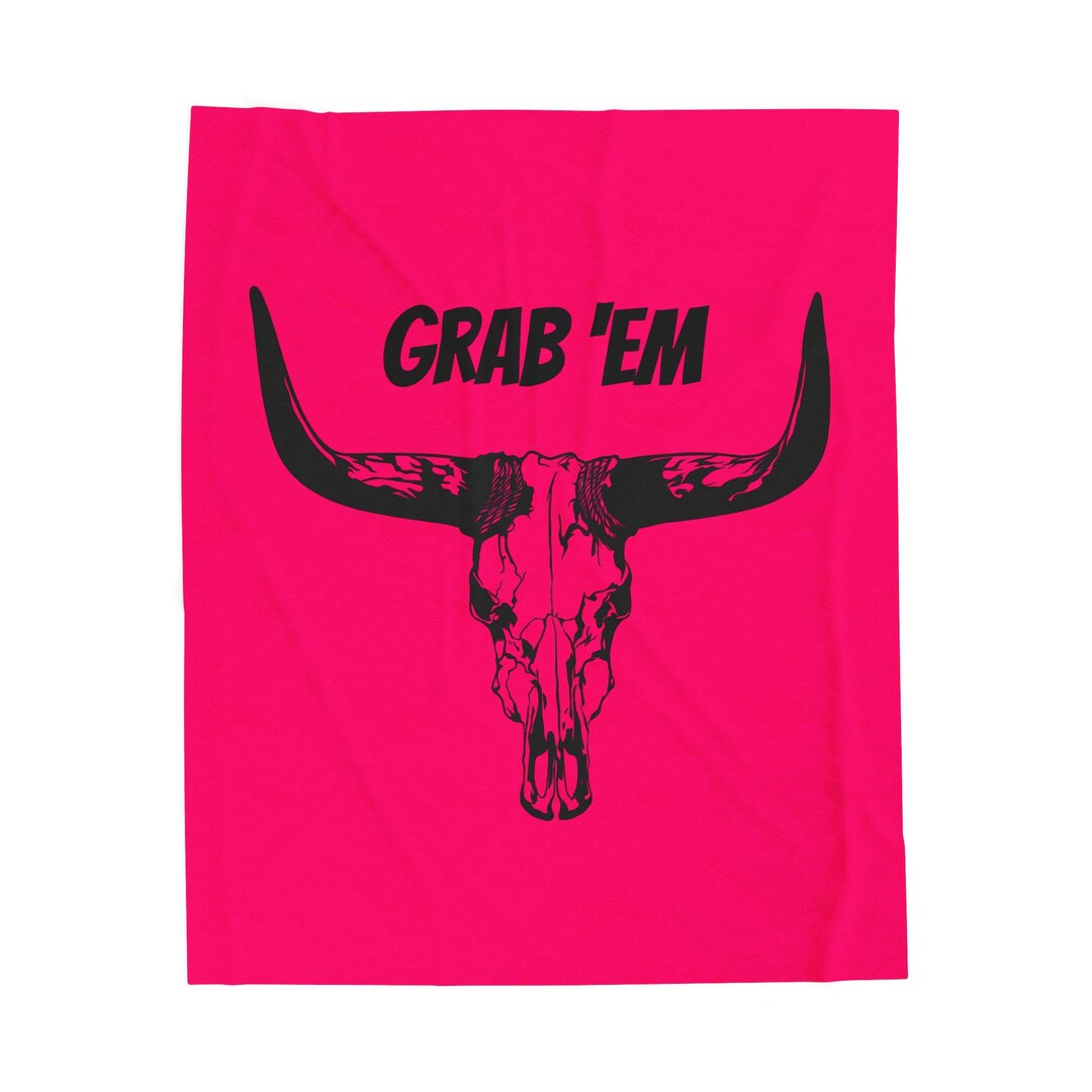 Gram 'em Minotaur Bar Plush Blanket - Etsy