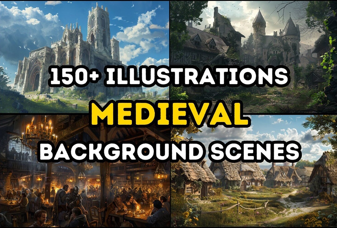 150+ Medieval RPG Scenes Bundle, Dungeons and Dragons, RPG, DM ...