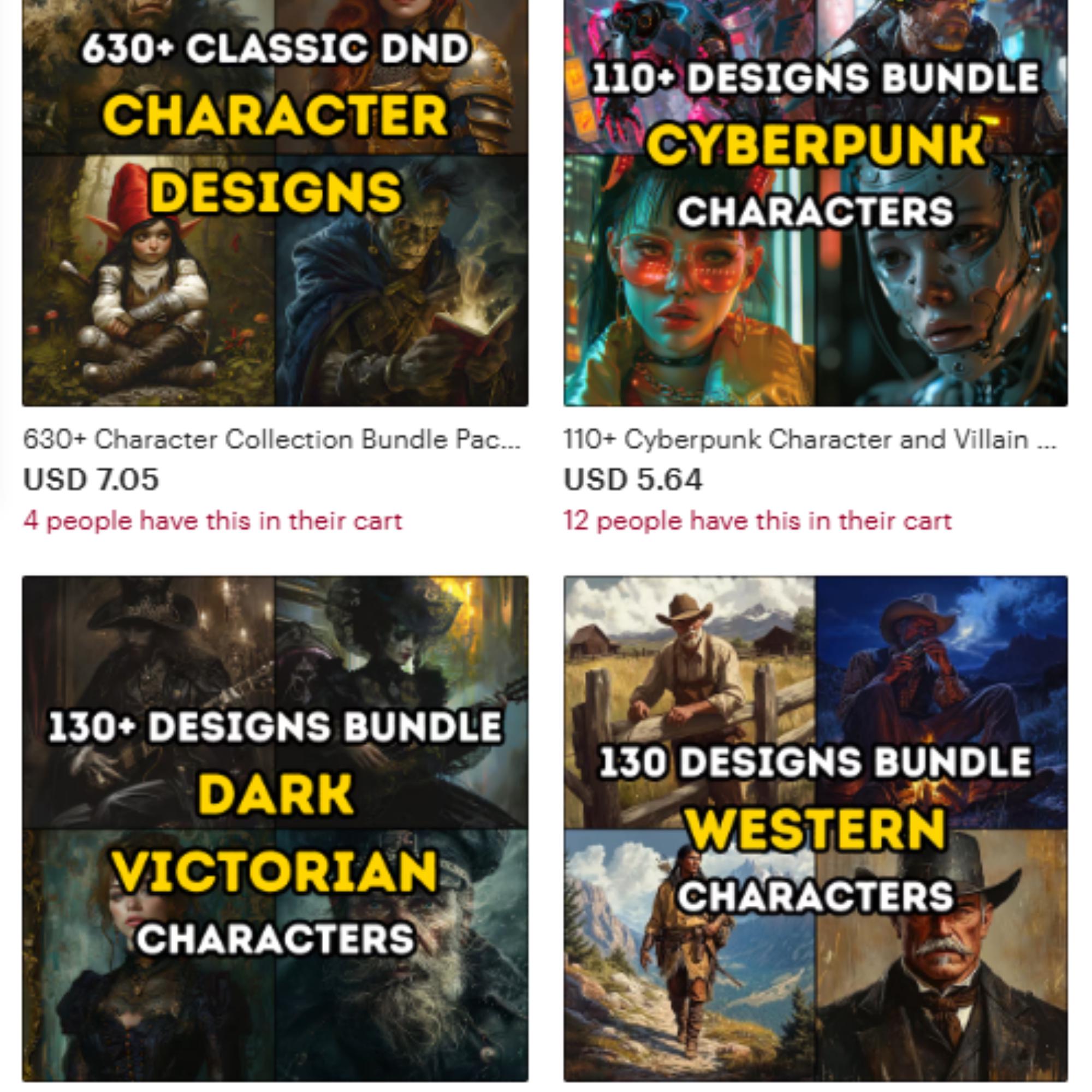 6000+ TTRPG Character Art Mega Bundle | Ultimate Npc & Player Token ...