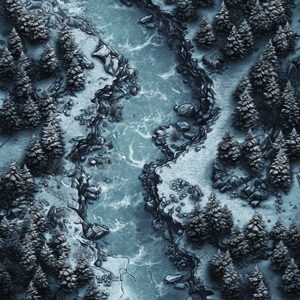 150 Ice-themed RPG Maps Bundle, Dungeons and Dragons, RPG, Iso, High ...