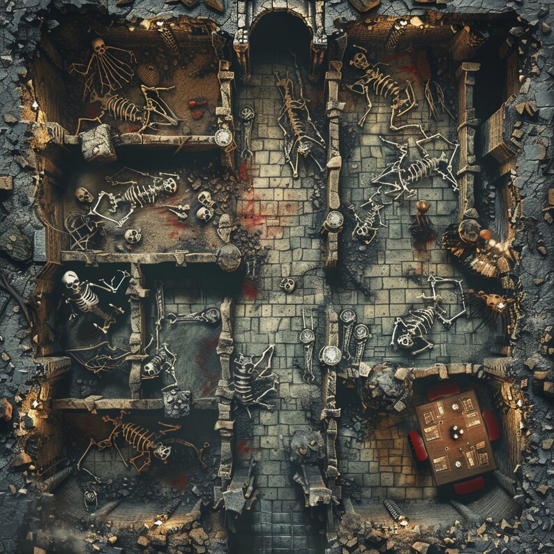 260 Creepy and Spooky RPG Maps Bundle, Dungeons and Dragons, Battlemaps ...