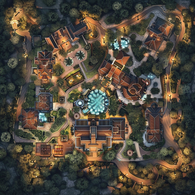 110 Modern World RPG Maps Bundle, Dungeons and Dragons, RPG, Iso, High ...