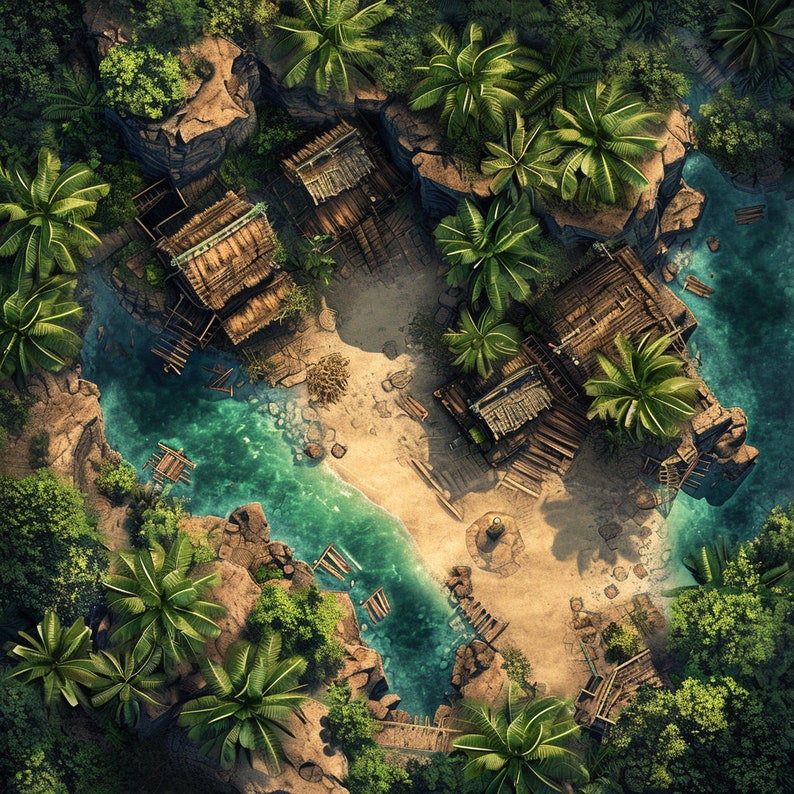 120 Pirate RPG Maps Bundle, Dungeons and Dragons, RPG, Iso, High Detail ...