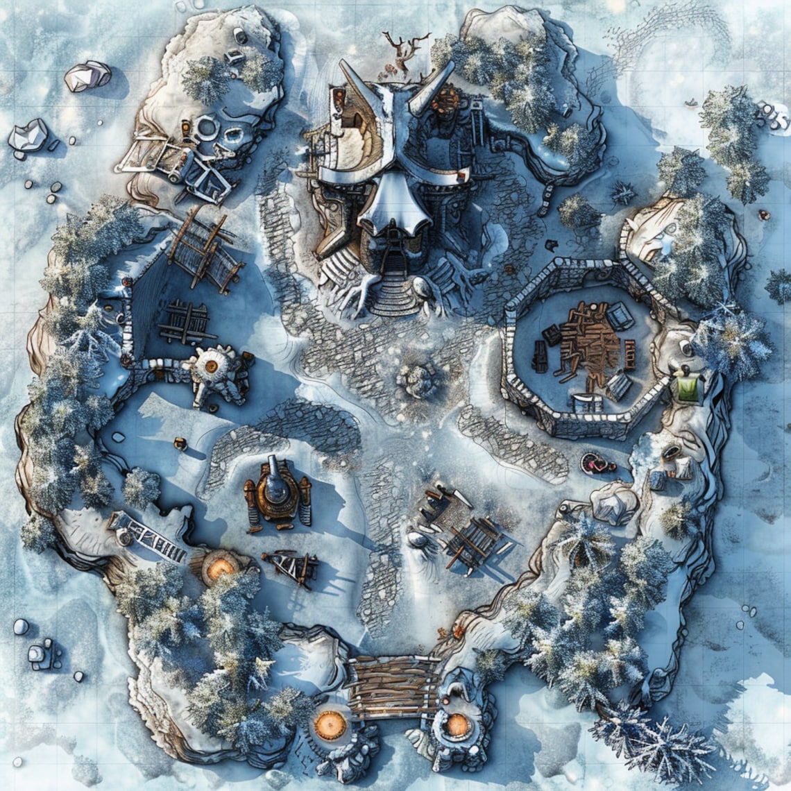 170+ Fantasy Themed RPG Maps Bundle, Dungeons and Dragons, RPG ...