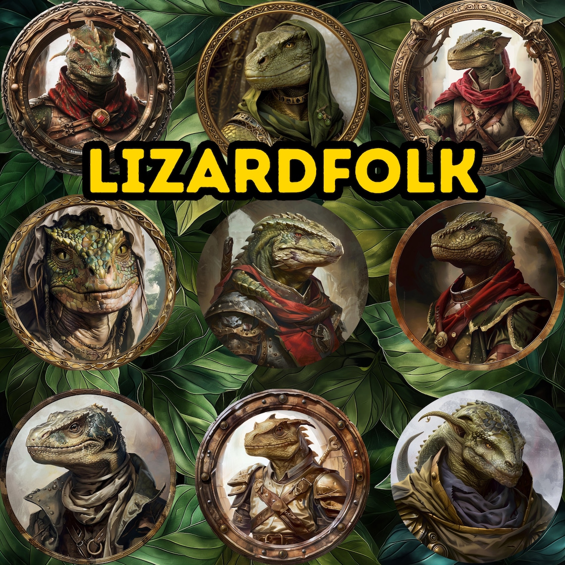 1000 Character Dnd Token Bundle Pack, All Race Class and Gender, DND ...