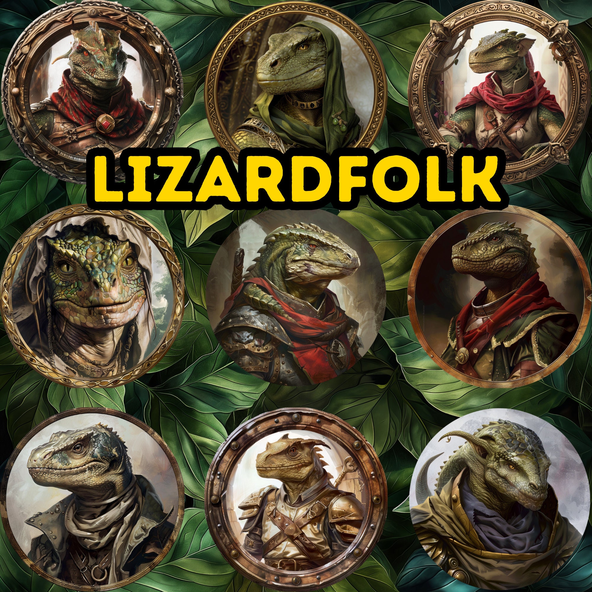 1000 Character Dnd Token Bundle Pack, All Race Class and Gender, DND ...