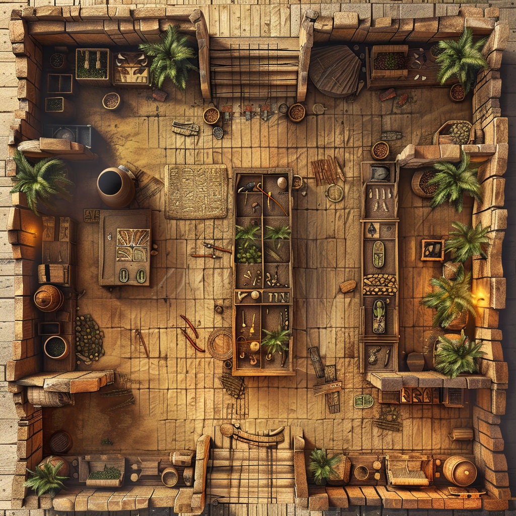 150+ Egypt RPG Maps Bundle, Dungeons and Dragons, RPG, Iso, High Detail ...