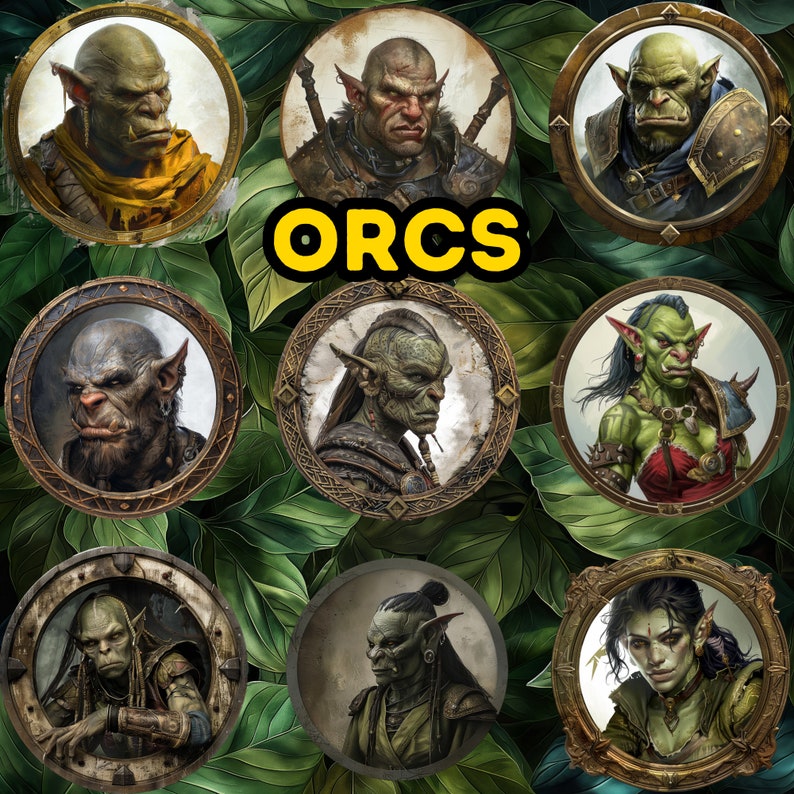 1000+ Character Dnd Token Bundle Pack, All Race Class and Gender, DND ...