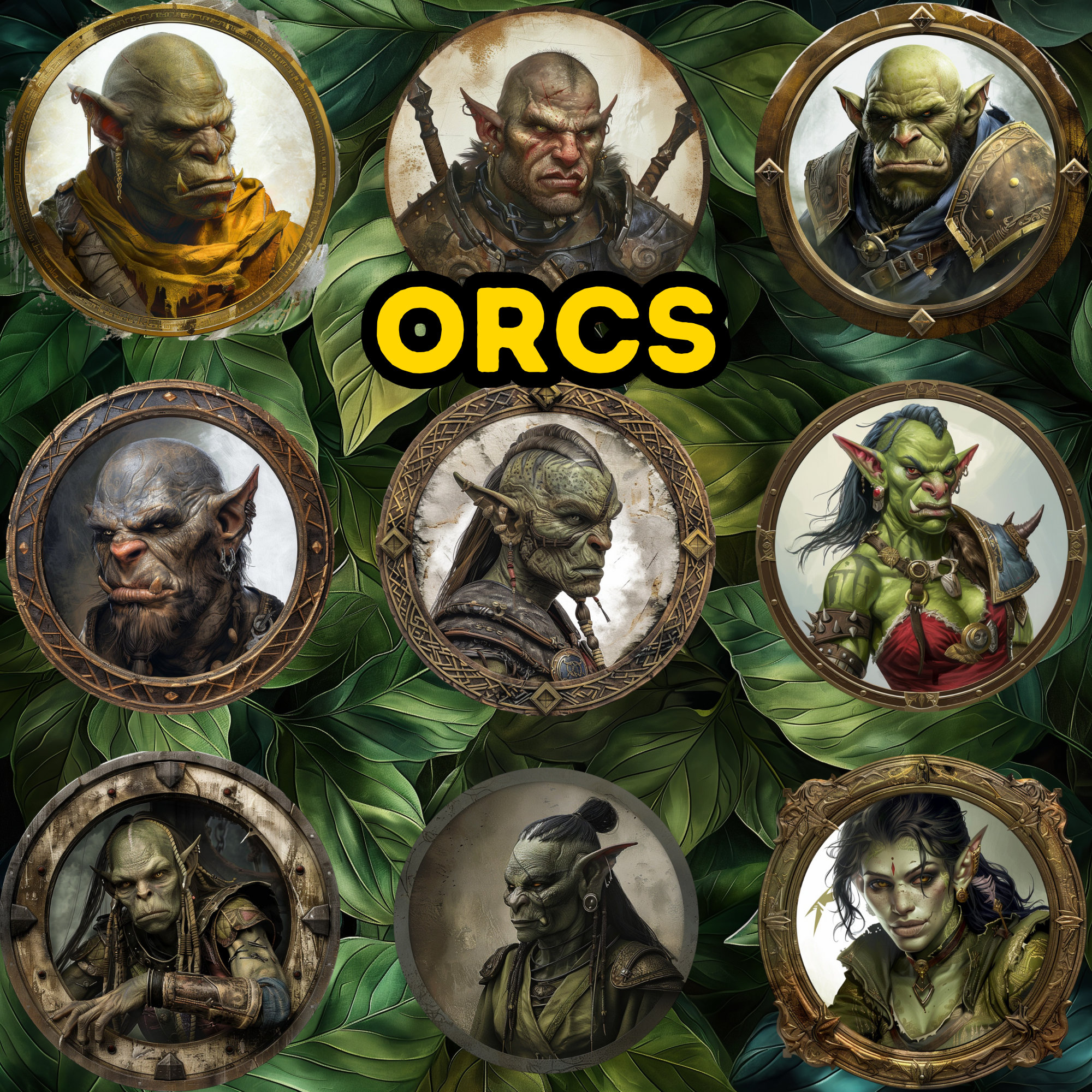 1000+ Character Dnd Token Bundle Pack, All Race Class and Gender, DND ...