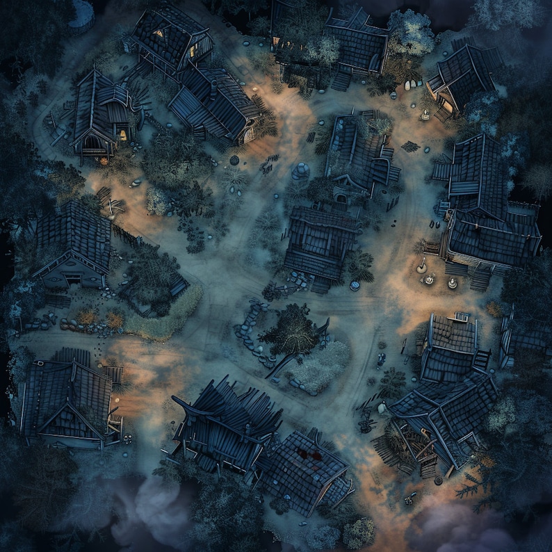 260 Creepy and Spooky RPG Maps Bundle, Dungeons and Dragons, Battlemaps ...