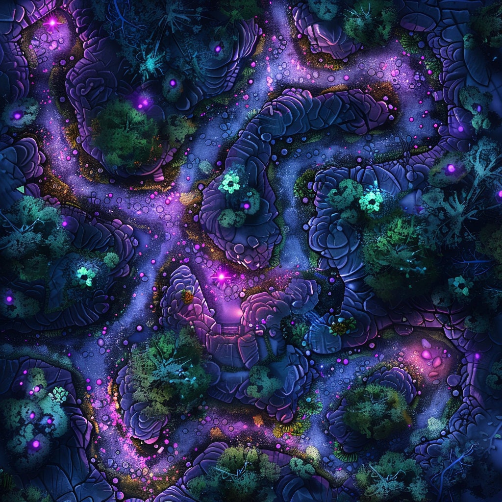 110 Alien Planets Battle Maps Bundle, Dungeons and Dragons, RPG, Iso ...