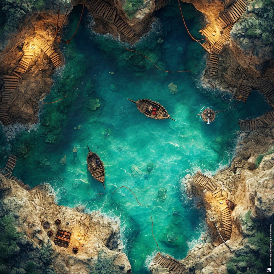 120 Pirate RPG Maps Bundle, Dungeons and Dragons, RPG, Iso, High Detail ...