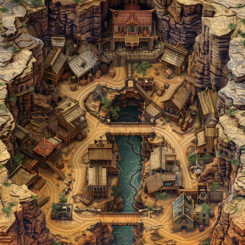 140 Western RPG Maps Bundle, Dungeons and Dragons, Role Playing, High ...